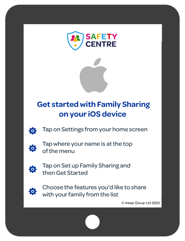 iOS: Family Sharing – Our Safety Centre