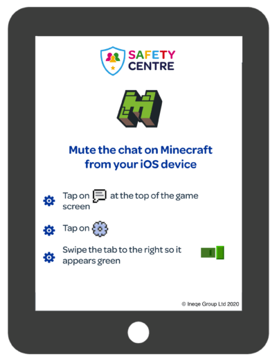 iOS: Minecraft Mute Chat – Our Safety Centre
