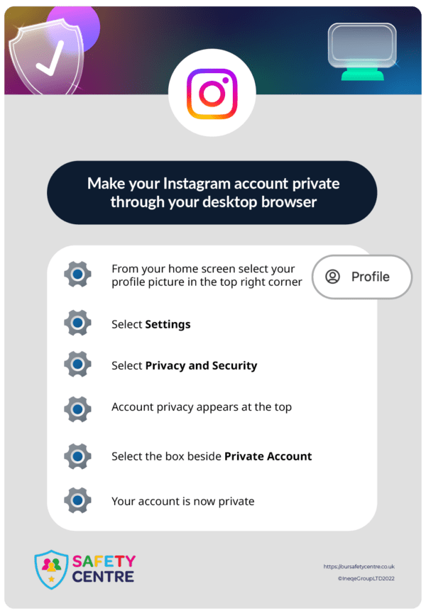 Instagram - Privacy Settings - The Online Safety Centre